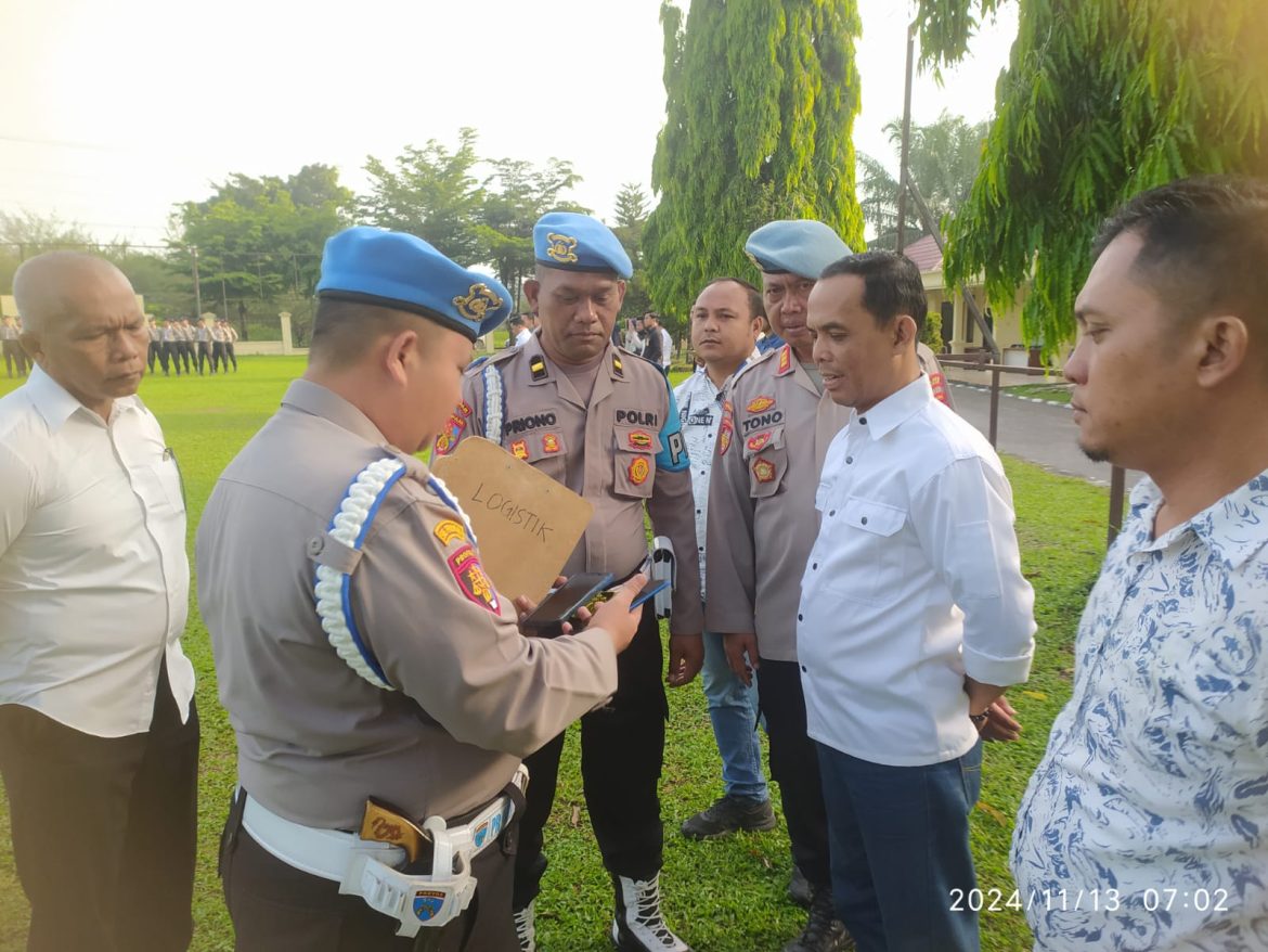 Polres Ogan Ilir Periksa Handphone Anggota untuk Cegah Judi Online, Tindak Lanjut Arahan Kapolri ...